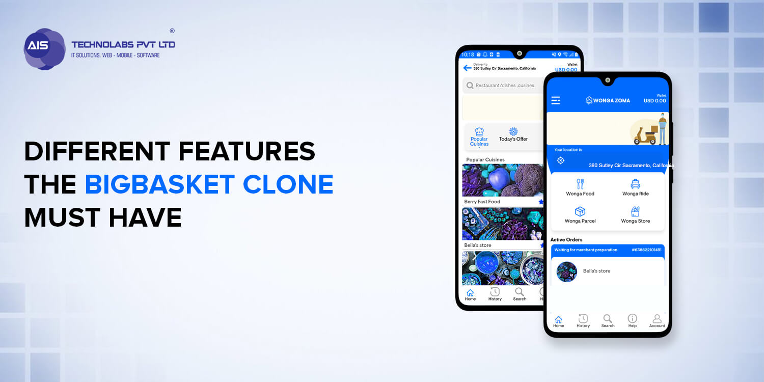 How To Develop BigBasket Clone App For Managing A Grocery Delivery Business - AIS Technolabs